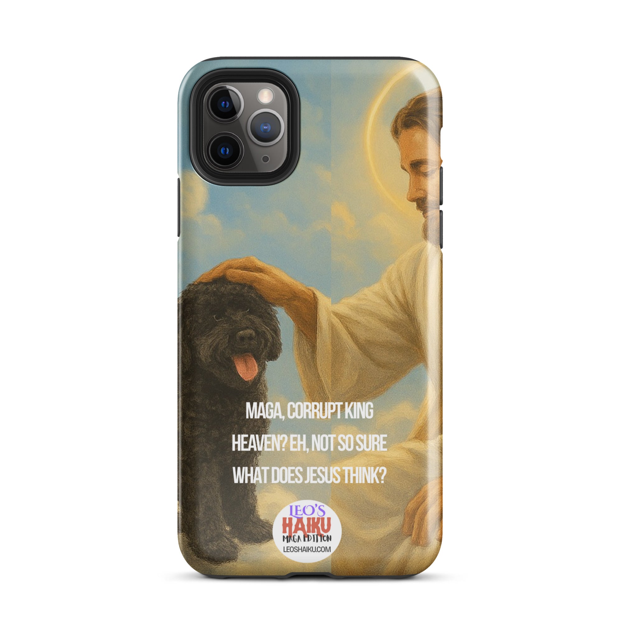 Leo's Corrupt King Tough Case for iPhone® – Leo's Haiku MAGA Edition